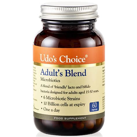 Udos Choice Adults Blend Microbiotics 60 Vegecaps Mankind