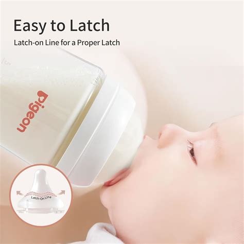 Pigeon Silicone Nipple M With Latch On Line 3rd Generation