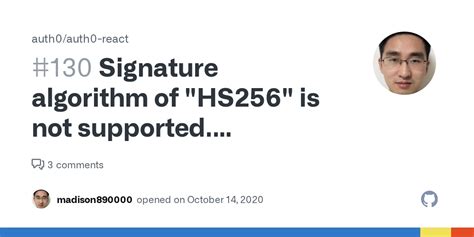 Signature Algorithm Of Hs256 Is Not Supported Expected The Id Token