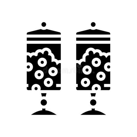 糖果销售设备字形图标矢量图插图 库存例证 插画 包括有 口香糖 单色 棚车 投反对票 蛋白杏仁饼干 225581232