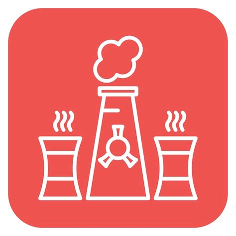 Premium Vector Nuclear Plant Vector Illustration