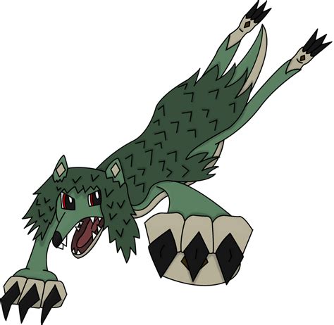Predadolf Wolf Pokemon Grass By Niconacoart On Deviantart