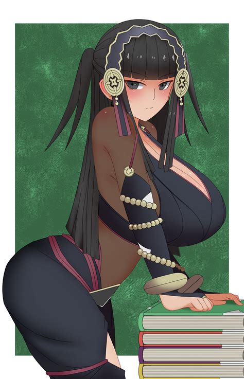 Rule 34 1girls Alternate Breast Size Bangs Big Breasts Black Eyes