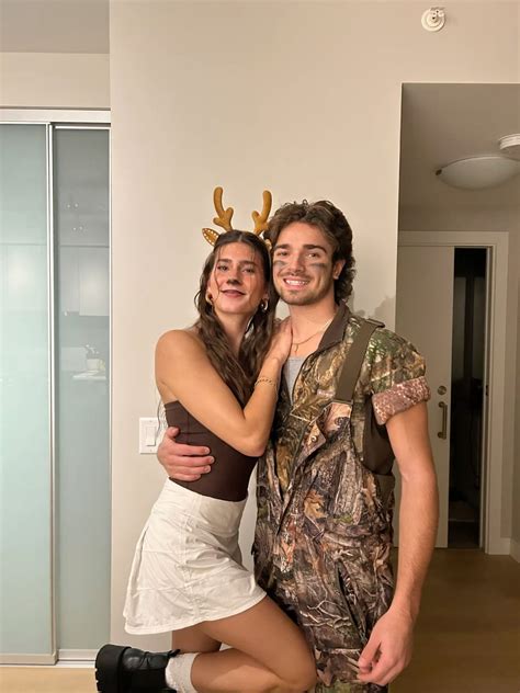 Deer And Hunter Halloween Costume 🦌 Trendy Halloween Costumes Cute