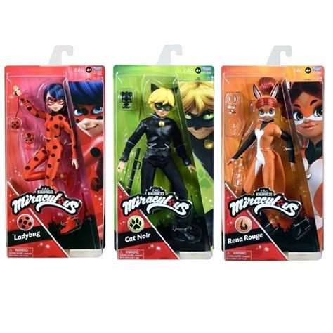 Miraculous Figurine Doll Marinette Ladybug Adrien Cat Noir Alya Rena Rouge £2483 Picclick Uk