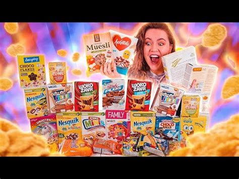Смешала ВСЕ Вкусы Хлопьев ВМЕСТЕ! ~ Сбалансированный Завтрак - YouTube
