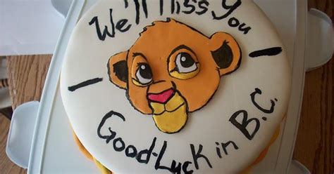 Made My Supervisor A Simba Cake When She Left For School Simba Is Her