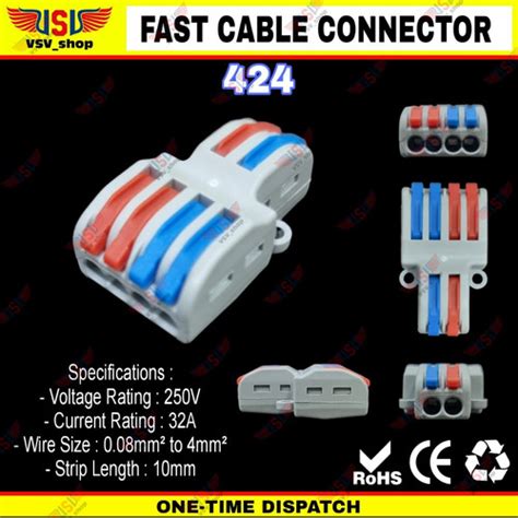 Jual Terminal Konektor Kabel Sambung Cabang Quick Cable Connector To Jakarta Barat