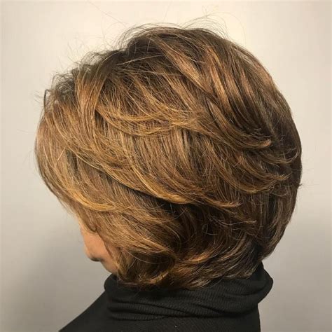 Short To Medium Layered Cut For Older Women Medium Length Hair Styles