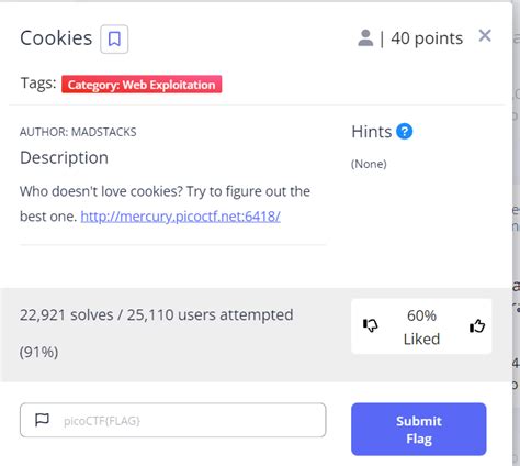 Picoctf Cookies Description By F3ru0s Kormy Medium