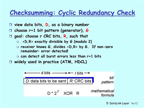 Ppt Chapter 5 The Data Link Layer Powerpoint Presentation Free