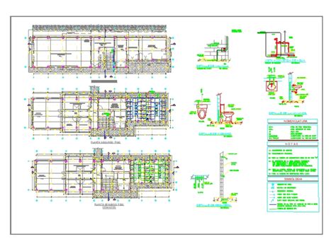 Hydrosanitary Facilities In Mining Center 73653 Kb Bibliocad