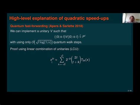 Free Video High Dimensional Linear Algebra In Quantum Algorithms From Quantum Walks To Matrix