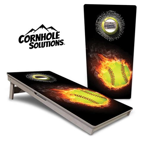 Tournament Boards Fire Softball Professional 2x4 Cornhole Solutions