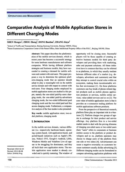 Pdf Comparative Analysis Of Mobile Application Stores In Different