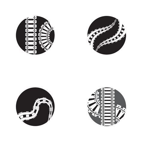 Railway Vector Icon Design Template Illustration 11445808 Vector Art At