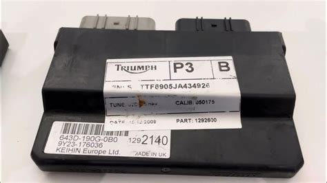 Triumph Sprint St1050 Ecu Replacement Youtube
