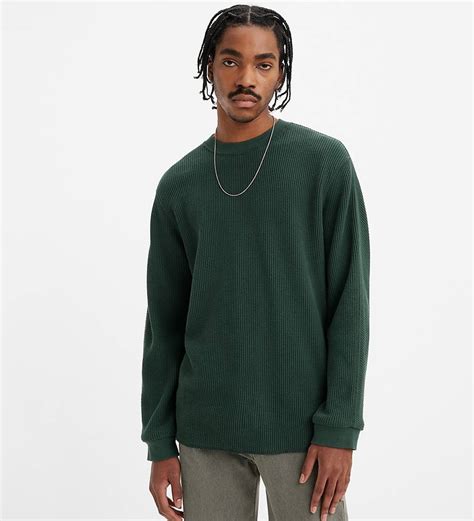 Long Sleeve Relaxed Fit Thermal Shirt Green Levis® Us