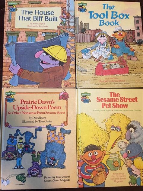 Vintage Sesame Street Book Club Lot 31 Hardcover Books Golden Press