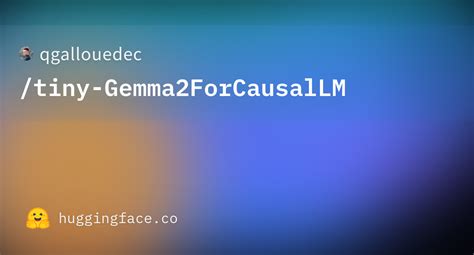 Qgallouedectiny Gemma2forcausallm · Hugging Face