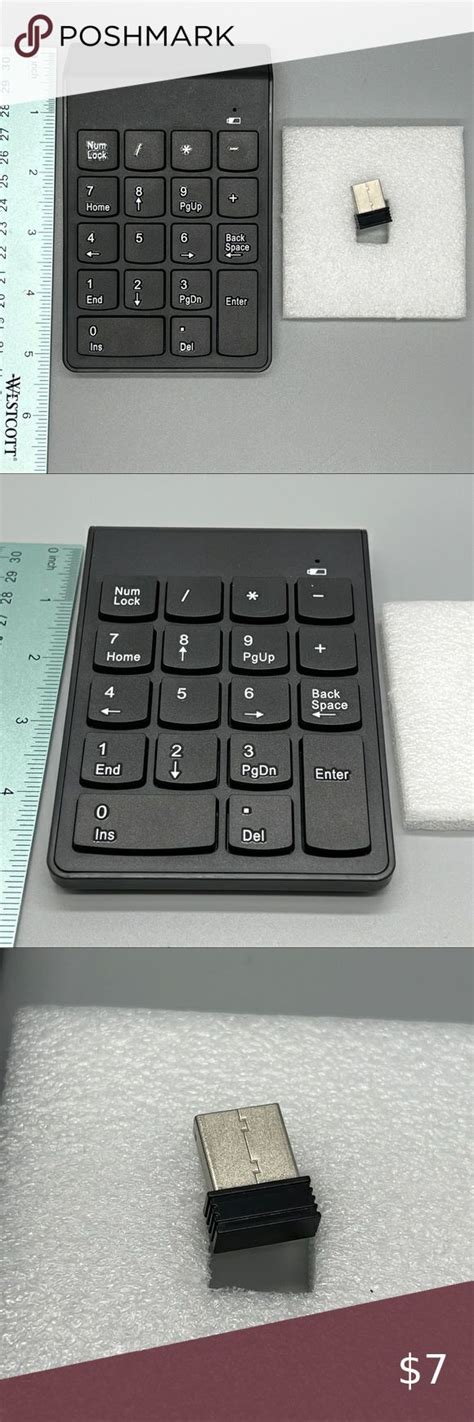 Cimetech Mini Numeric 18 Keys Slim Keypad 24g Wireless Windowsmac