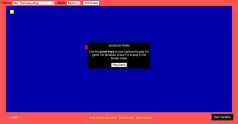 Snak Codesandbox