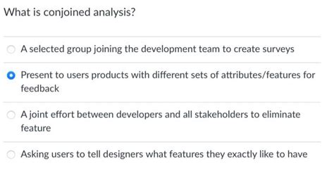 Solved What Is Conjoined Analysis A Selected Group Joining