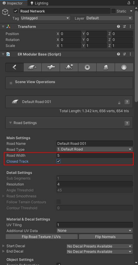 Unity 3d Adding Roads