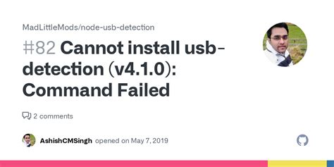 Cannot Install Usb Detection V410 Command Failed · Issue 82 · Madlittlemodsnode Usb