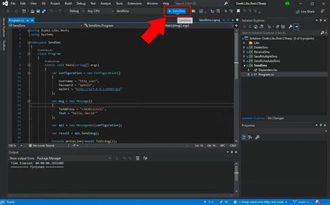 Github C SMS API