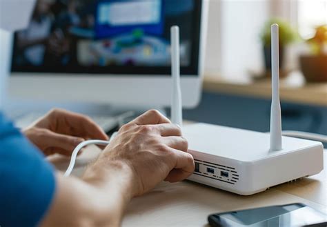 Optical Fiber Cable Connecting To A Server For High Speed Data Transfer