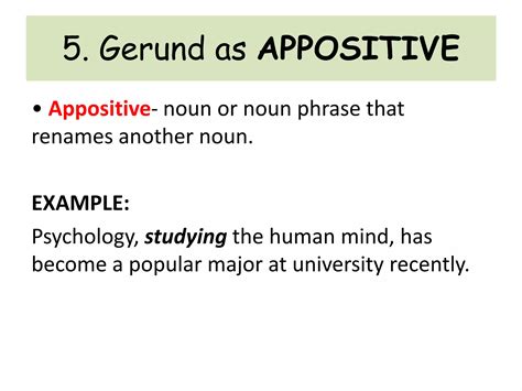 Gerund And Its Uses Pptx