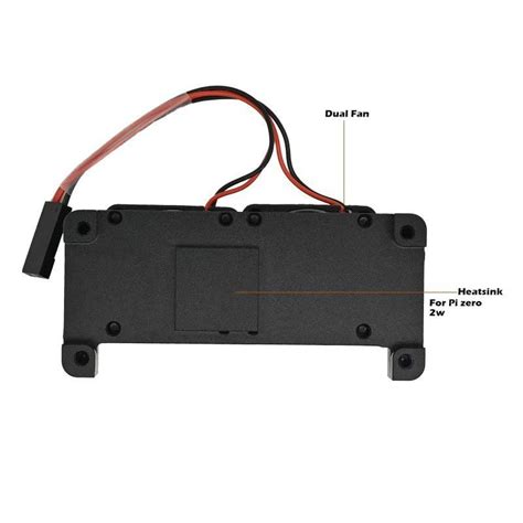 Raspberry Pi Zero W Heatsink Enclosure With Dual Fan