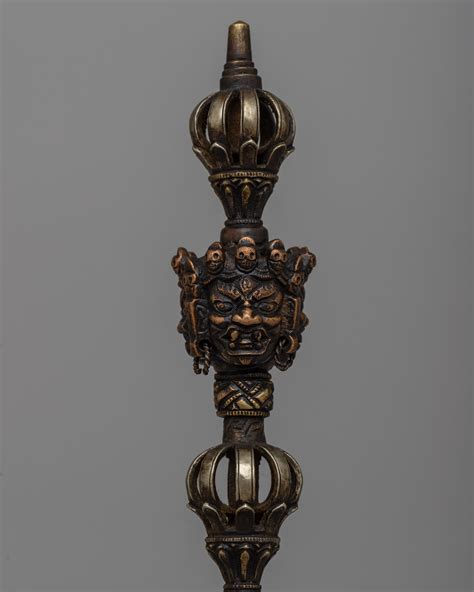 Tibetan Phurba Dagger With Stand Base Traditional Buddhist Tantric T