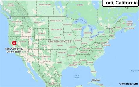 Where Is Lodi In San Joaquin County Ca Location Map Of Lodi California