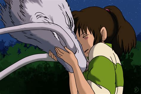 Chihiro And Haku Spirited Away By Herbalsummer On Deviantart