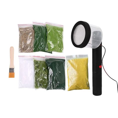 Almencla Mini Static Grass Flocking Diy Scene Modelling Electrostatic