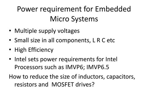 Ppt Power Management For Embedded Systems Powerpoint Presentation