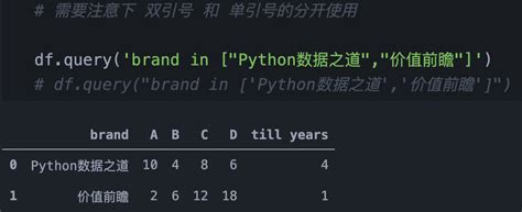 Pandas实用技能，数据筛选query函数详细介绍