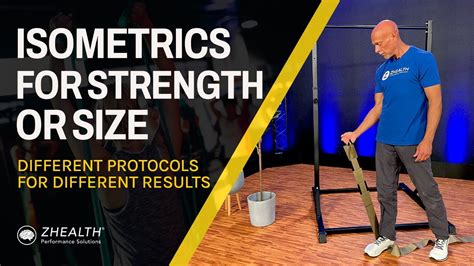 Isometrics For Strength Or Size Different Protocols For Different Results Youtube
