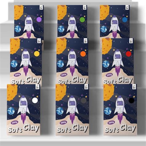 Air Dry Modeling Clay Color Box 200g Super Light Clay Super Light