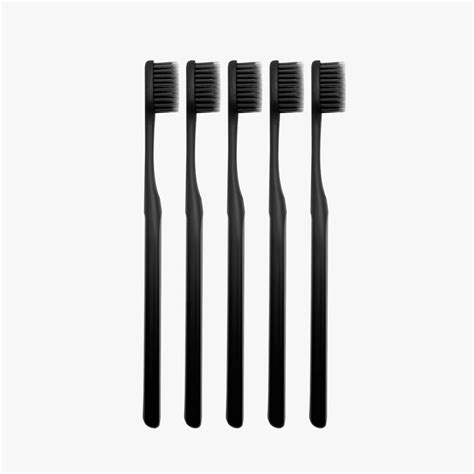 Toothbrush Black 5ea Set 칫솔 5개입 감도 깊은 취향 셀렉트샵 29cm