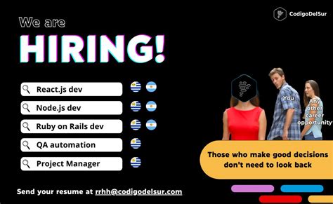 Codigodelsur On Linkedin Hiring Workopportunity Codigodelsur Jobforyou