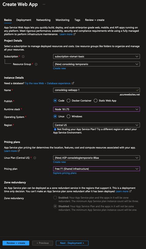 deploy automático com github action e azure app service