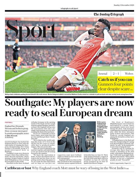 Sports Newspaper Advertisement Daily Sport Newspaper Hi Res Stock