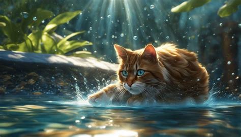 What Do You Call A Cat That Loves To Swim Feline Aquatic And Swimming