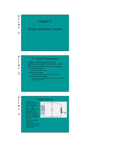 Solution Diode And Diode Circuits Studypool