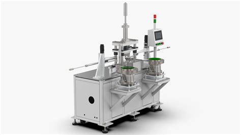 Automatic Shaft Loading And Unloading Press Machine 3d Model Cgtrader