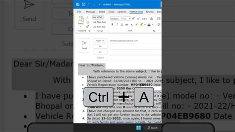 How To Adjust Line Spacing In Outlook Shortcut Youtube
