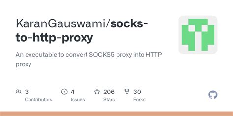 Github Karangauswami Socks To Proxy An Executable To Convert Socks Proxy Into Proxy